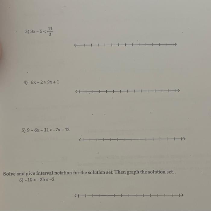 Solved 3) 3x−5