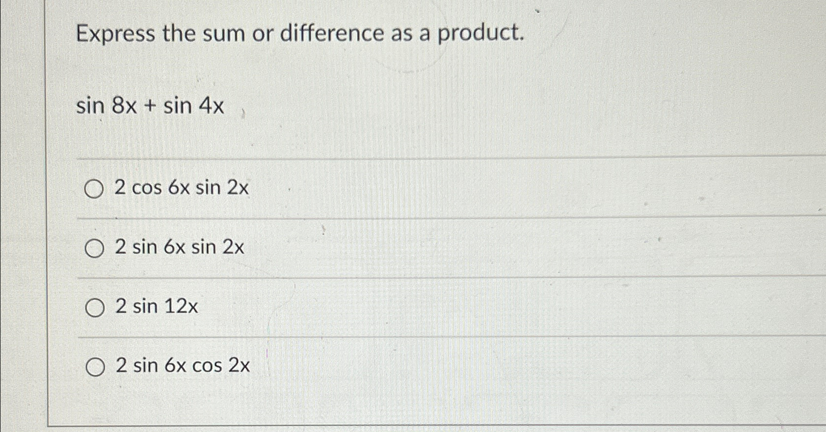 Solved Express the sum or difference as a | Chegg.com