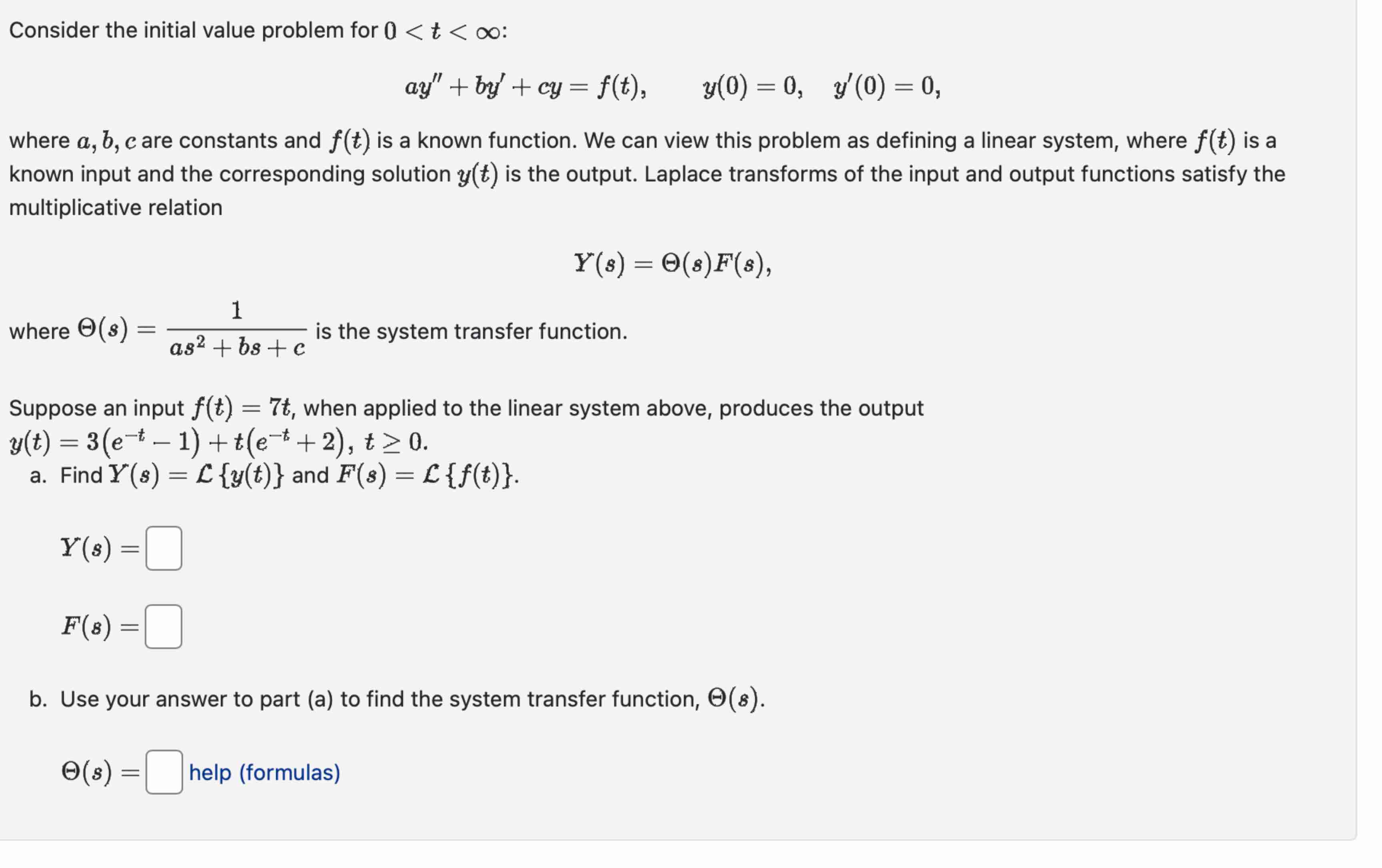 Solved Consider the initial value problem for | Chegg.com