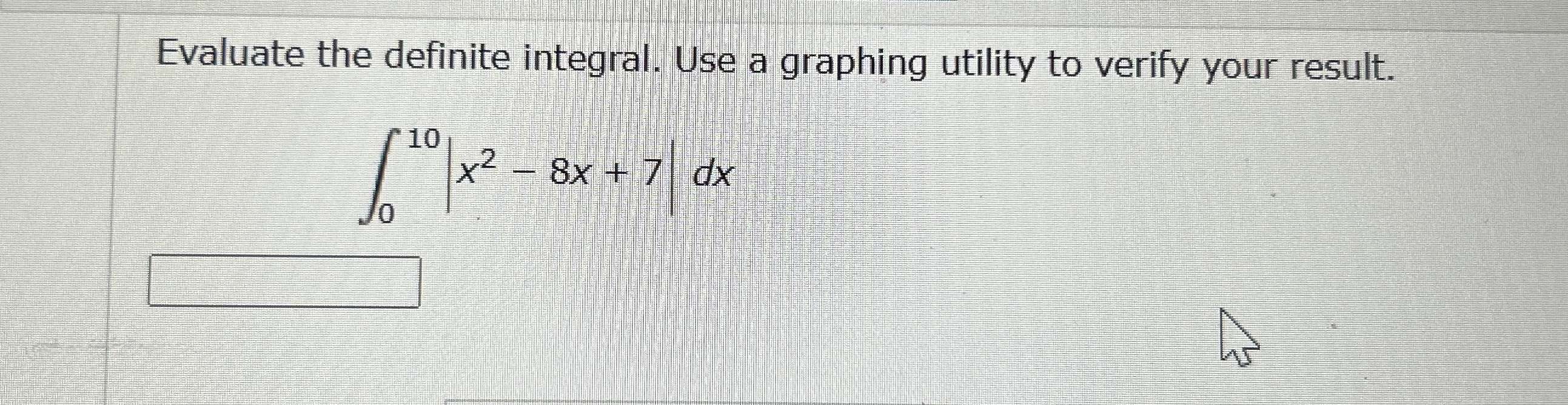 Solved Evaluate the definite integral. Use a graphing | Chegg.com