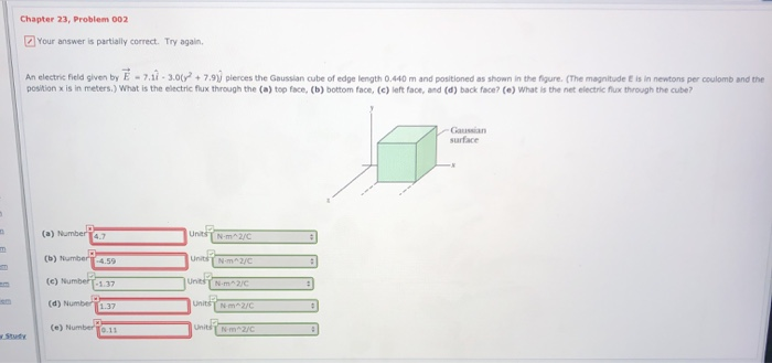 Solved Chapter 23, Problem 002 Your answer is partially | Chegg.com