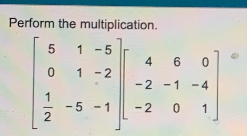 Solved Perform the | Chegg.com