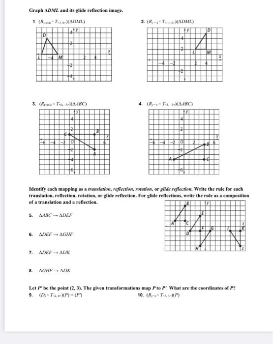 Solved Let P′ be the point (2,3). The given transformations | Chegg.com