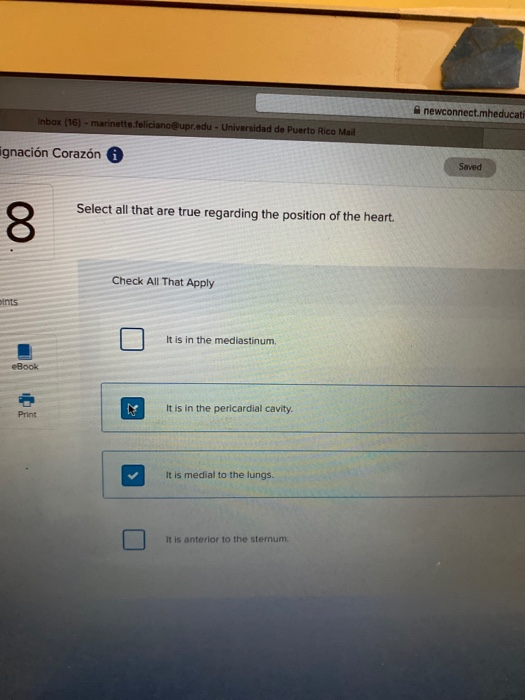 Solved newconnect.mheducati Inbox (16) - marinette | Chegg.com
