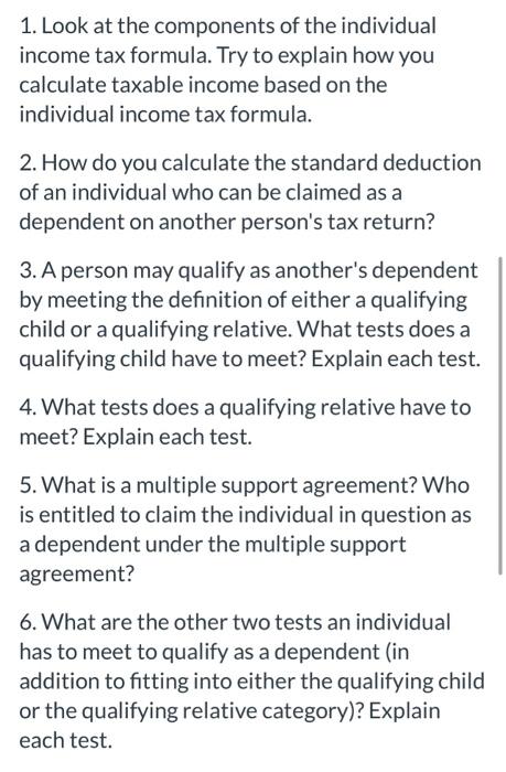 Solved In Chapter 9, we discussed the individual income tax | Chegg.com