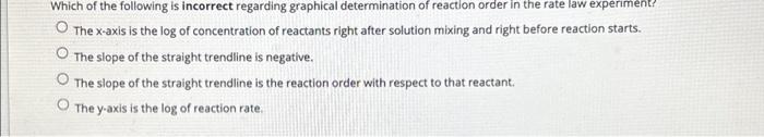 Solved PLS HELP Which of the following is incorrect | Chegg.com