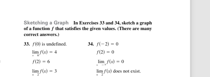 Solved Sketching a Graph In Exercises 33 ﻿and 34, ﻿sketch a | Chegg.com