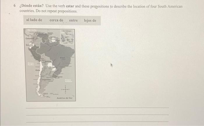 PRACTICA PARA EL EXAMEN FINAL DE ESPAÑOL 101 4 Una | Chegg.com