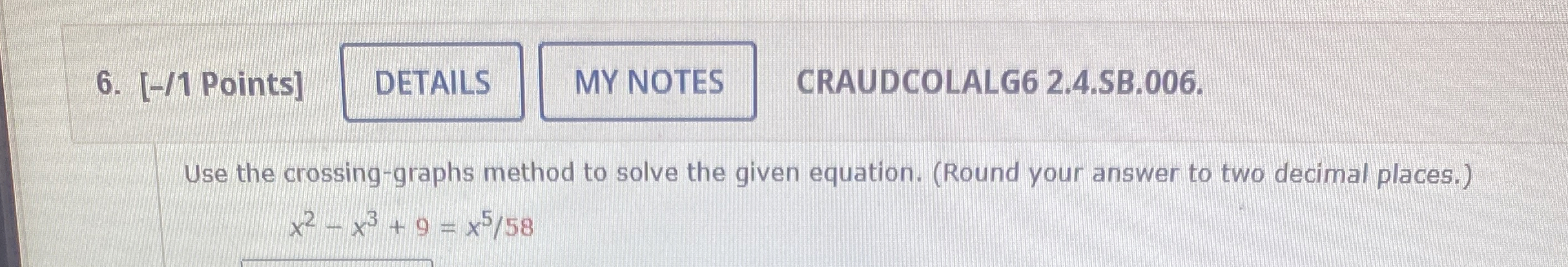Solved Use the crossing-graphs method to solve the given | Chegg.com