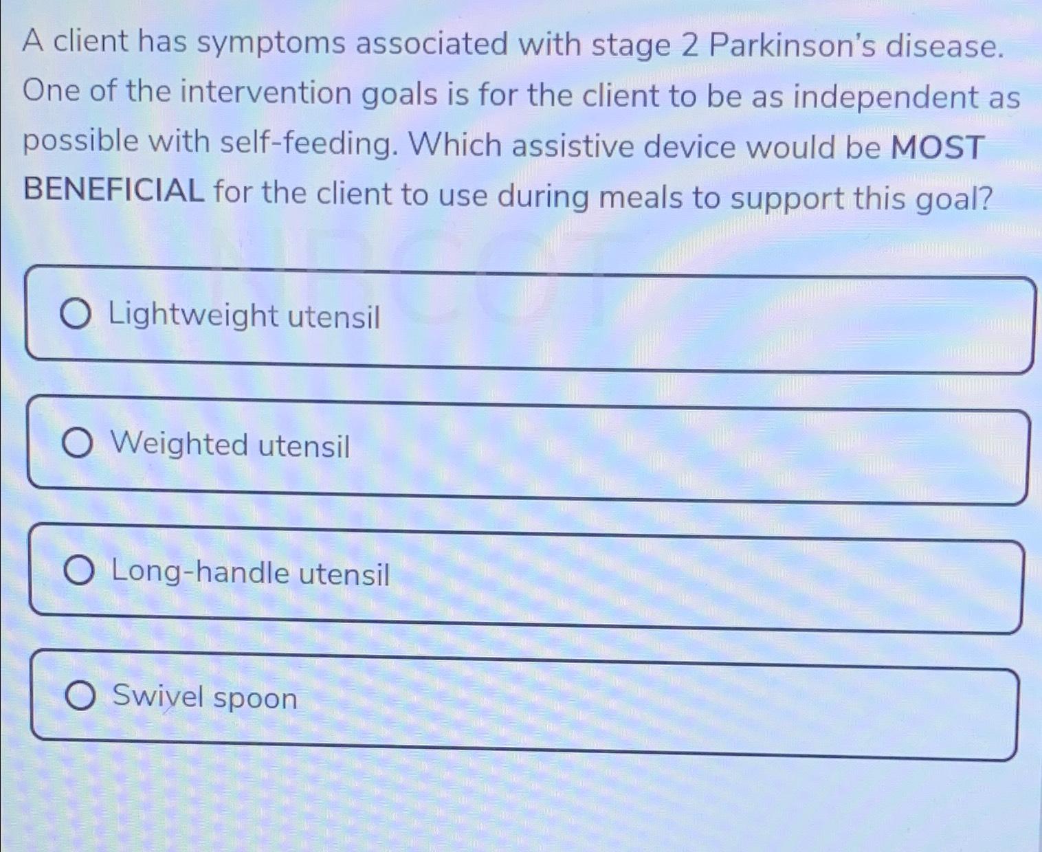 Solved A client has symptoms associated with stage 2 | Chegg.com