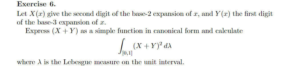 Let X(x) ﻿give the second digit of the base-2 | Chegg.com