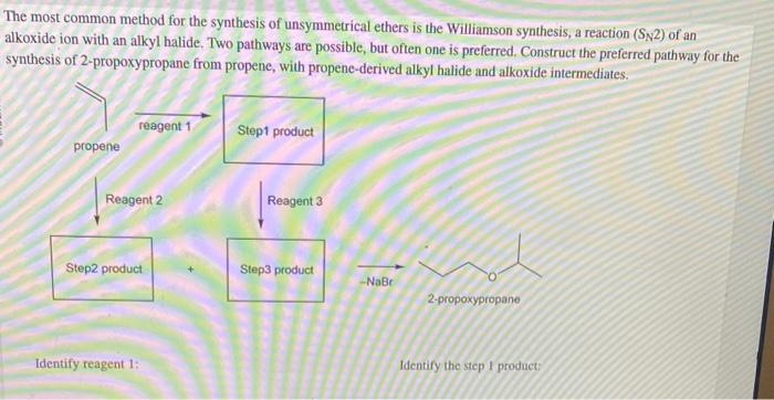 Solved The most common method for the synthesis of | Chegg.com