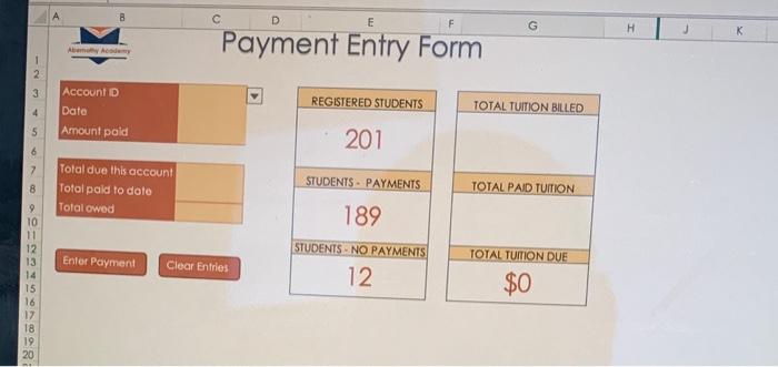8. Tarif planned to display a confirmation message | Chegg.com