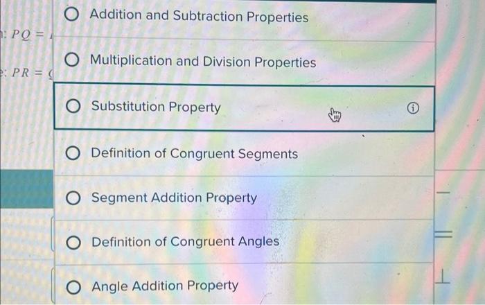 Solved Use the given information to prove that PR=QS. Given: | Chegg.com