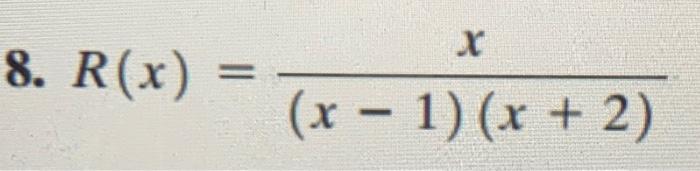 Solved SUMMARY Analyzing the Graph of a Rational Function R | Chegg.com