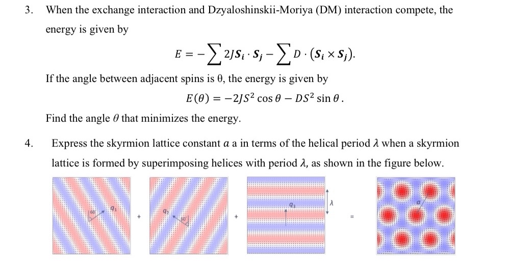 Solved When the exchange interaction and | Chegg.com