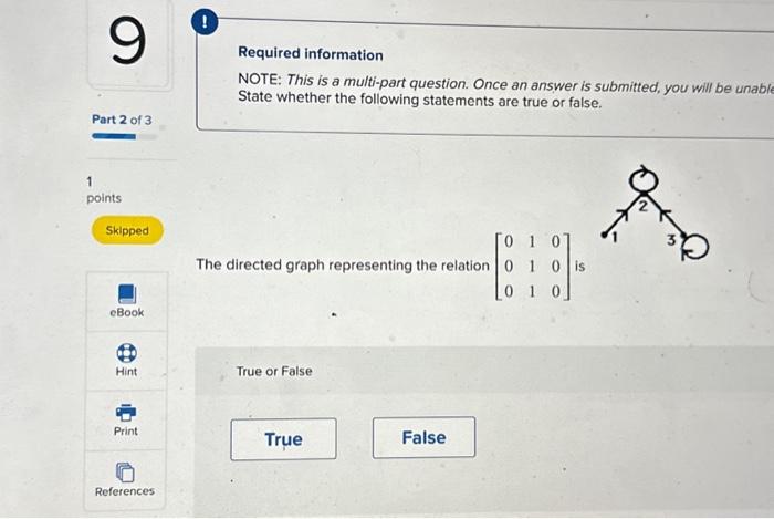 Solved Required information NOTE: This is a multi-part | Chegg.com