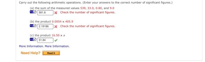 Solved Carry out the following arithmetic operations. (Enter | Chegg.com