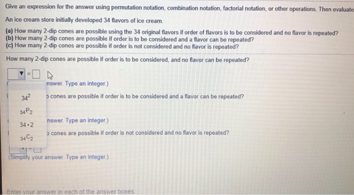 Solved Give an expression for the answer using permutation | Chegg.com