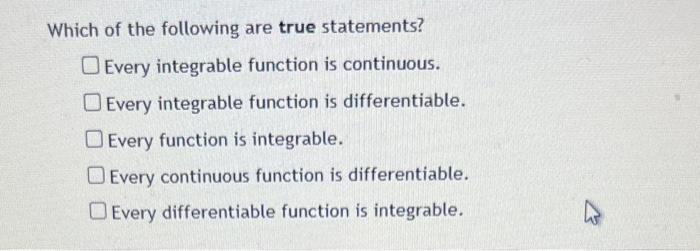 Solved Which of the following are true statements? Every | Chegg.com