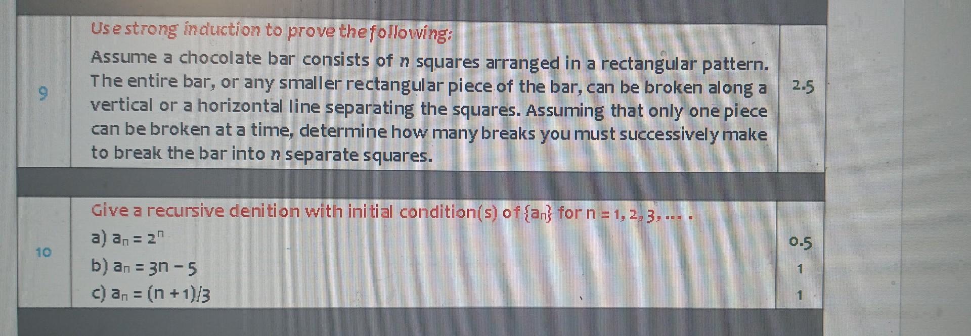 Solved Use strong induction to prove the following: Assume a | Chegg.com