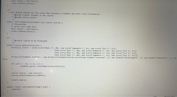 please write the code in java and explain the process | Chegg.com