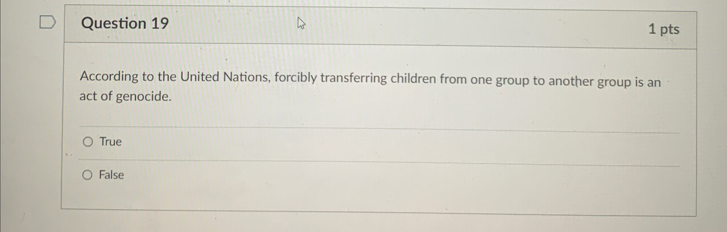 Solved Question 191 ﻿ptsAccording to the United Nations, | Chegg.com