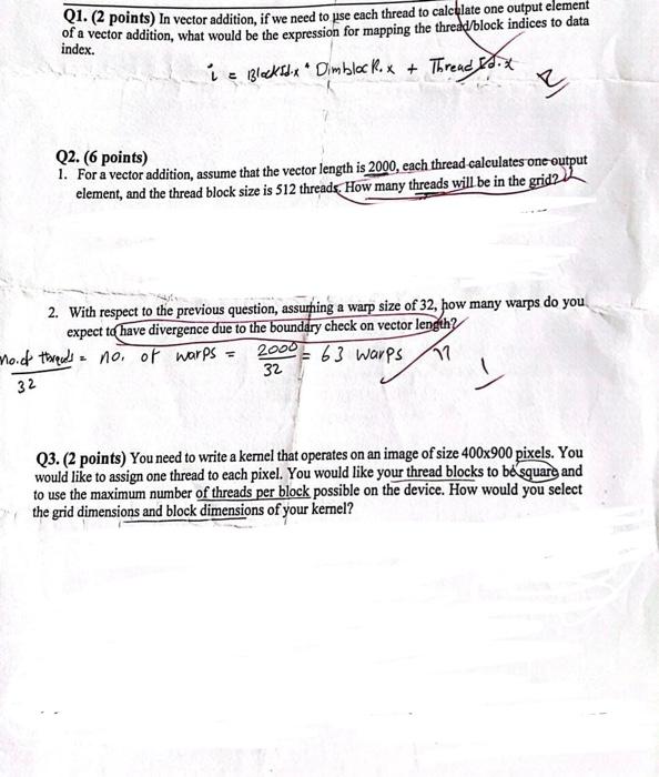 Solved Q1. (2 points) In vector addition, if we need to μ se | Chegg.com