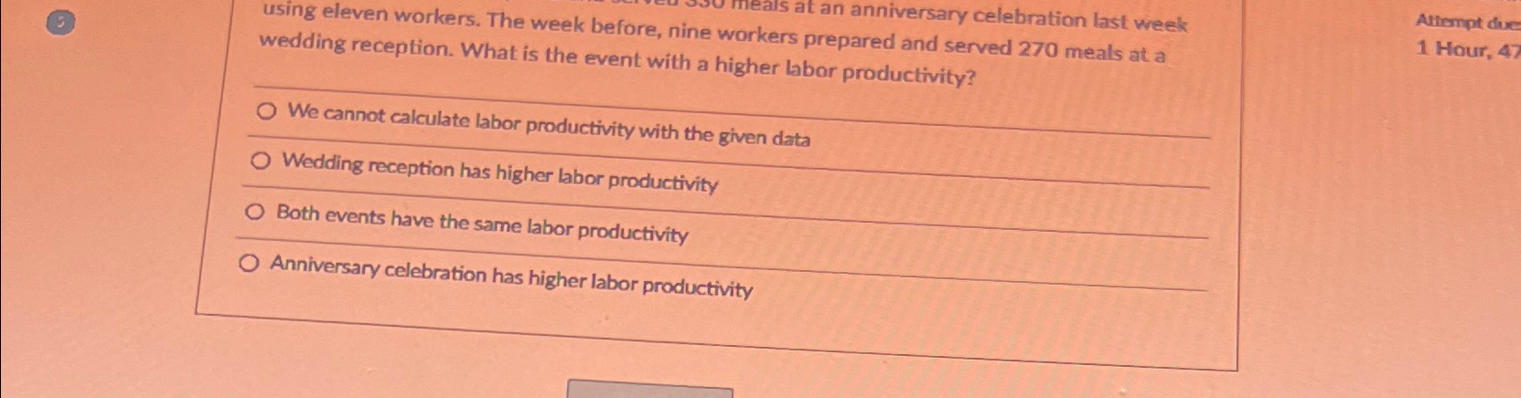 Solved using eleven workers. The week before, nine work at | Chegg.com