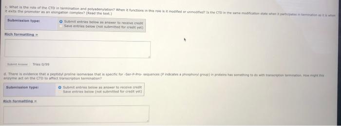 Solved 3. What is the modificatigh that the CTD undergoes? | Chegg.com