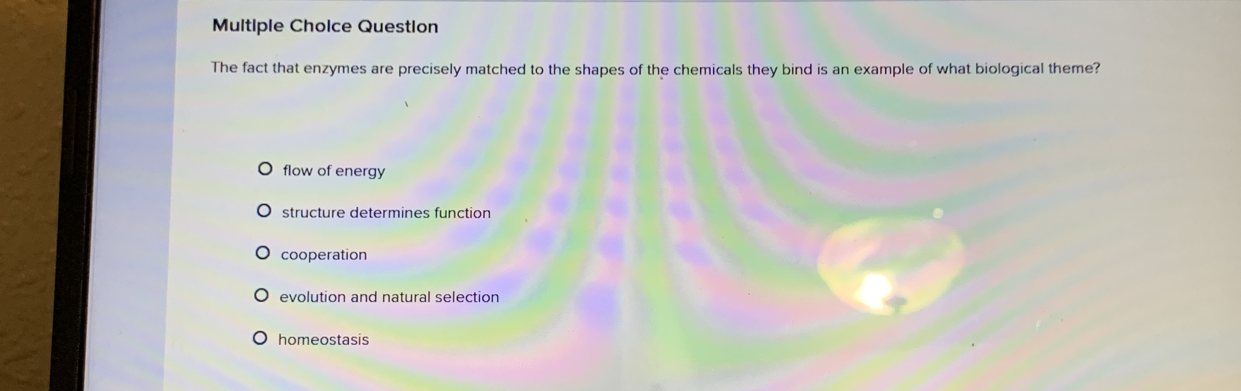 Solved Multiple Cholce QuestionThe fact that enzymes are | Chegg.com