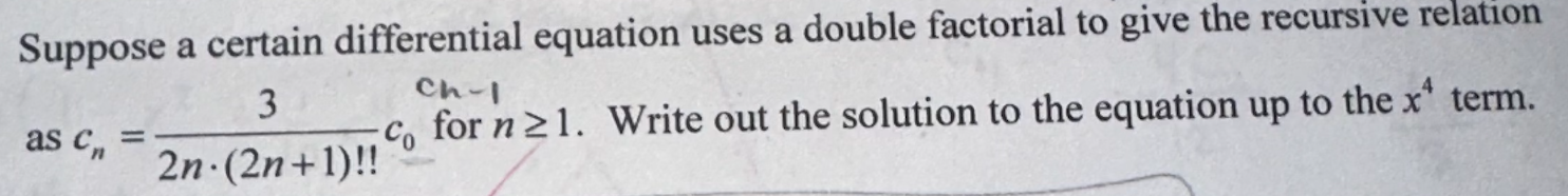 Solved Suppose a certain differential equation uses a double | Chegg.com