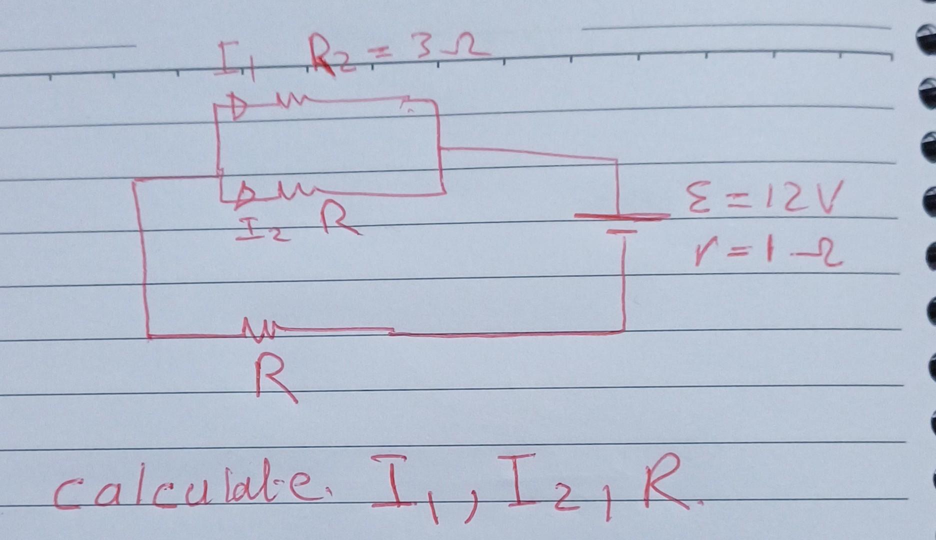Solved calculate I1,I2,R | Chegg.com