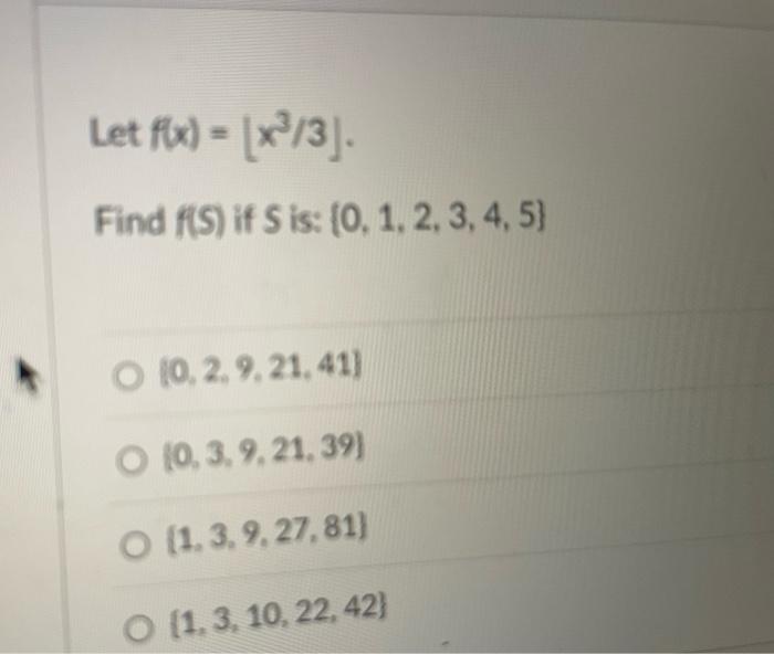 Solved Suppose f:N→N has the rule f(n)=4n+1. Determine | Chegg.com