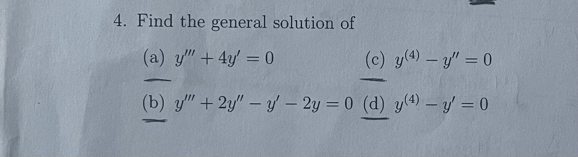 Solved Find the general solution | Chegg.com