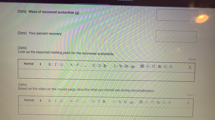 Table 1. Solubility tests Soluble at 25°C acetone | Chegg.com