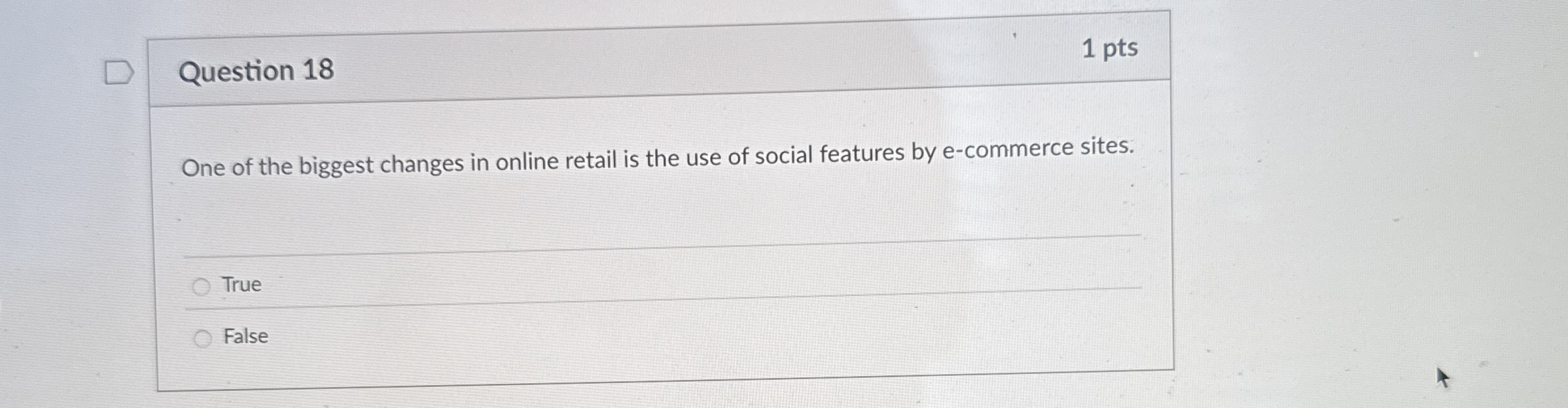 Solved Question 181 ﻿ptsOne of the biggest changes in online | Chegg.com