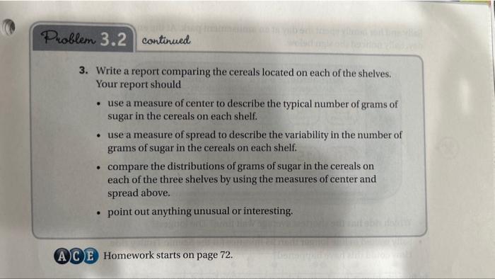 Solved (A) Use the dot plot on the previous page showing the | Chegg.com