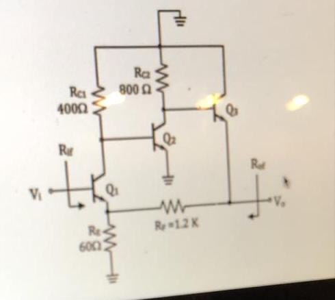 Solved Q1: ‏Consider the power amplifier feedback shown in | Chegg.com