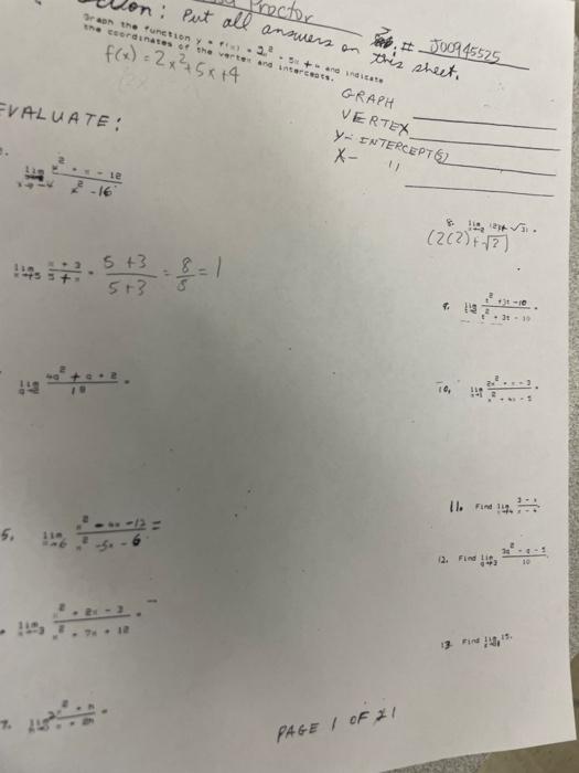 Solved 4+945+75+2⋅5+35+3=58=1 4. 13t2+3t−10t2+3t−10. 5. | Chegg.com