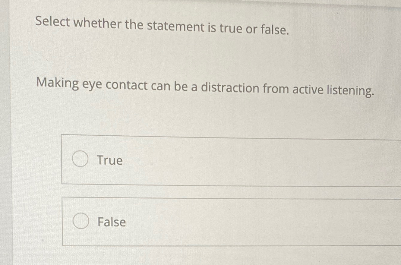 Solved Select whether the statement is true or false.Making | Chegg.com
