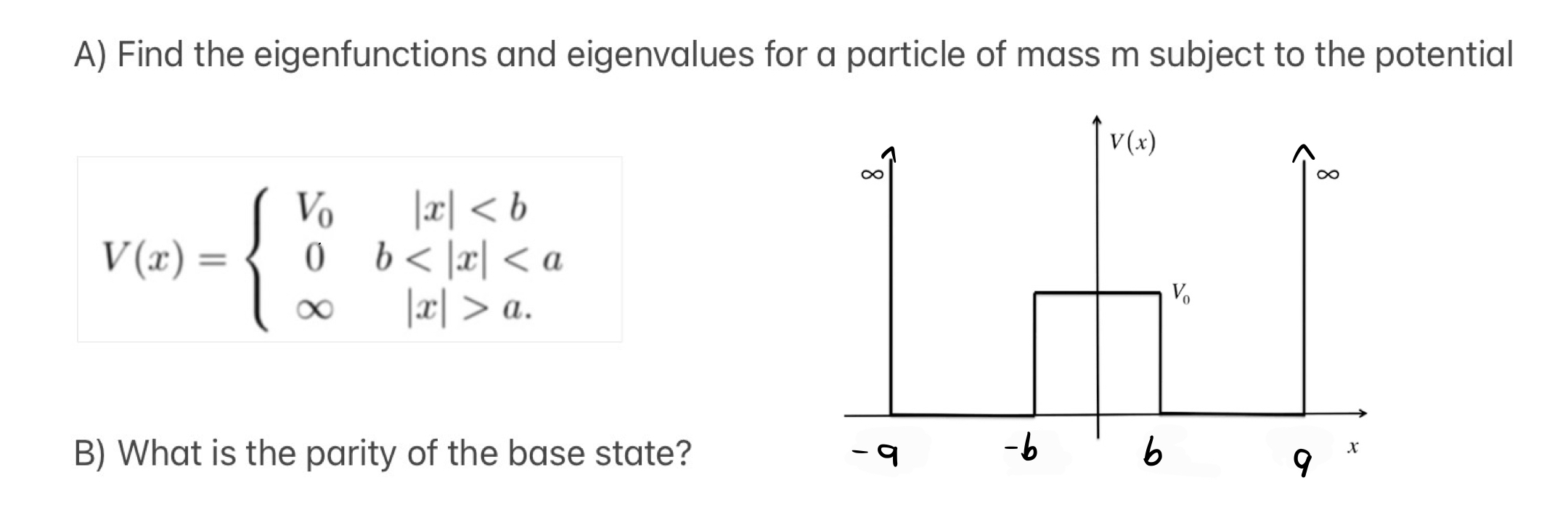 Solved A) ﻿Find the eigenfunctions and eigenvalues for a | Chegg.com
