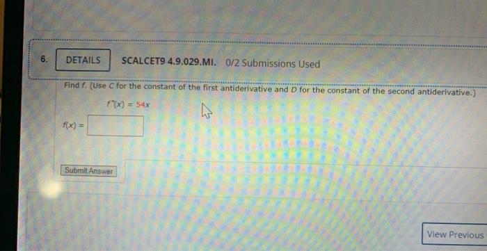 Solved f∗′(x)=54x | Chegg.com