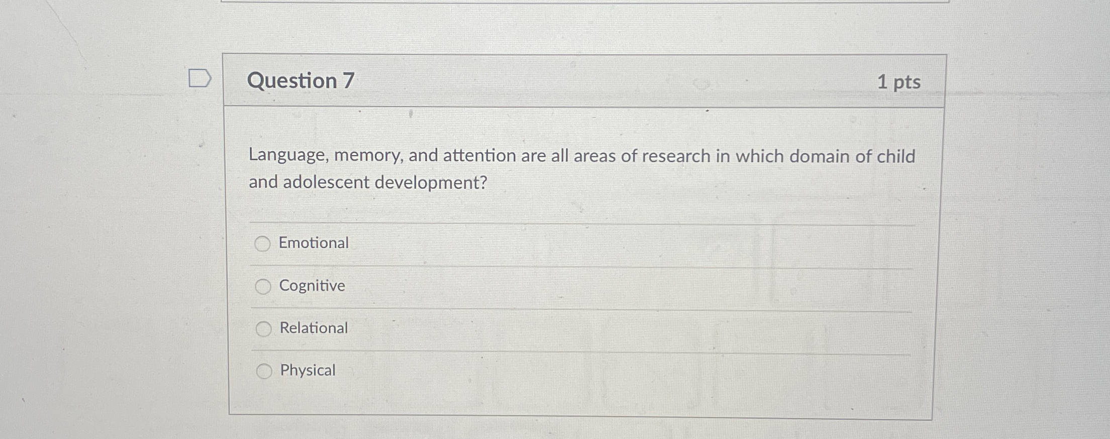 Solved Question 71 ﻿ptsLanguage, memory, and attention are | Chegg.com