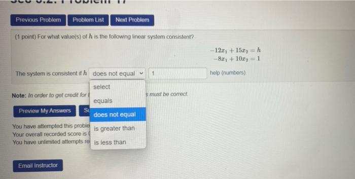 Solved Previous Problom Problem List Next Problem 1 Point 9919