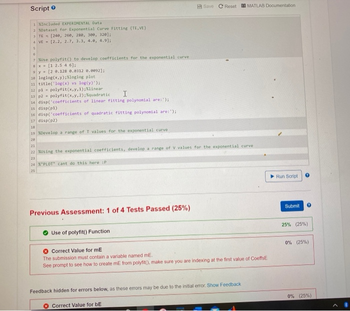 Solved 14.3 Practice with polyfit() - Exponential Curve | Chegg.com