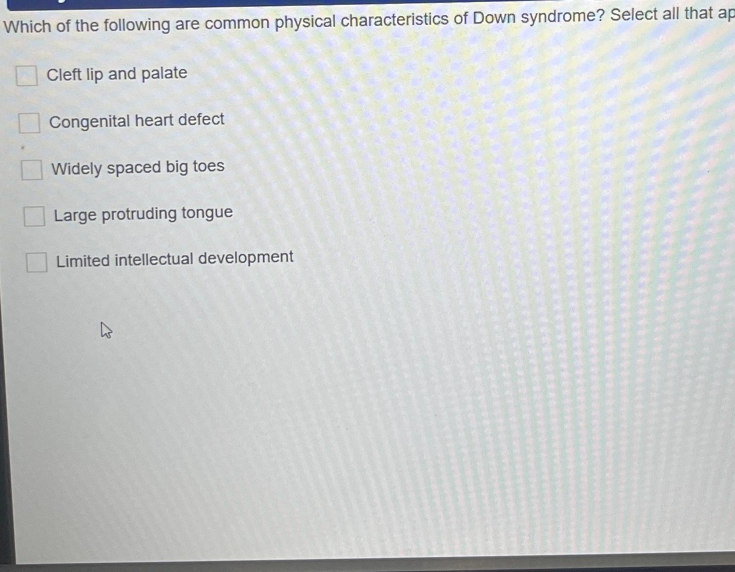 Solved Which of the following are common physical | Chegg.com