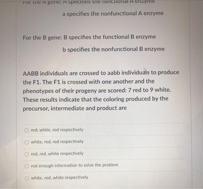 Solved Precursor- ->intermediate- -> Product Enzyme A Enzyme | Chegg.com