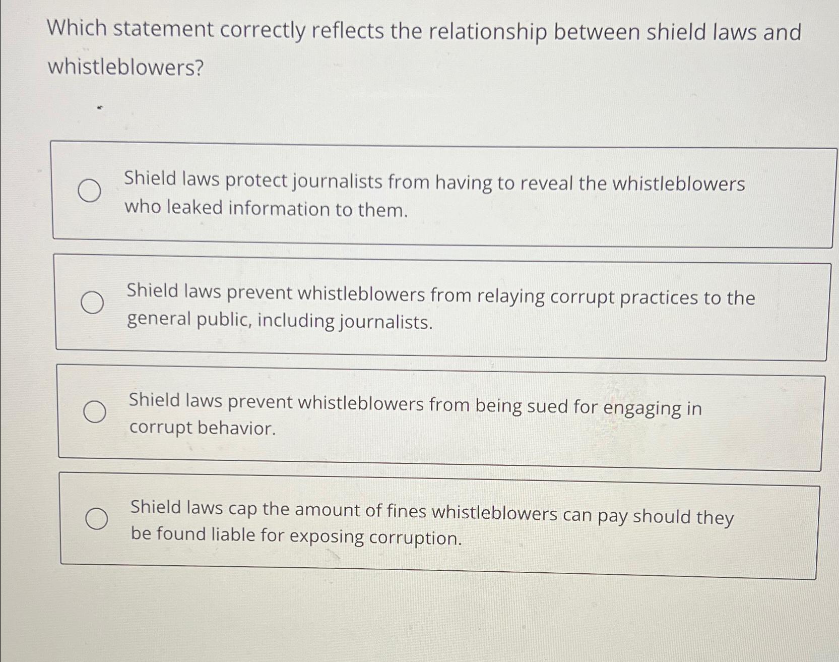 Solved Which statement correctly reflects the relationship | Chegg.com