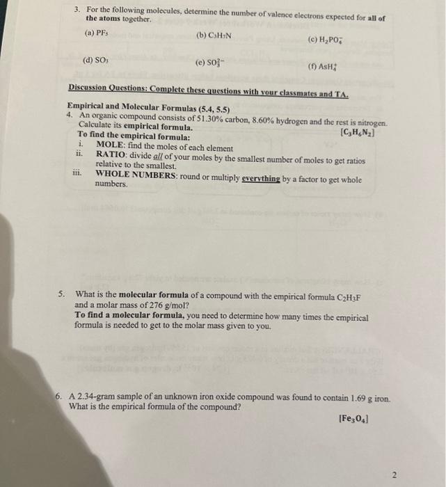 Solved You are given the compound, vanadium(V) oxalate. Its | Chegg.com